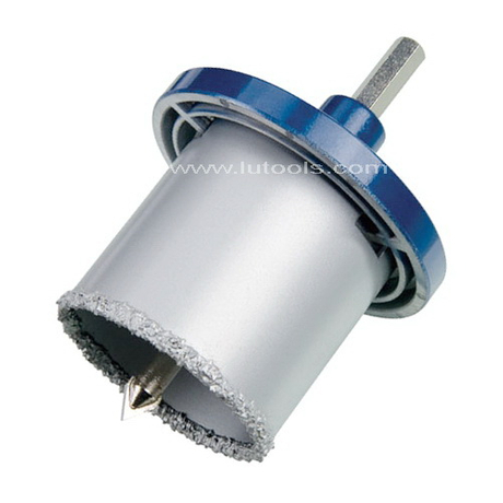 Tungsten Carbide Gritted Hole Saws with Aluminum Plate from China ...